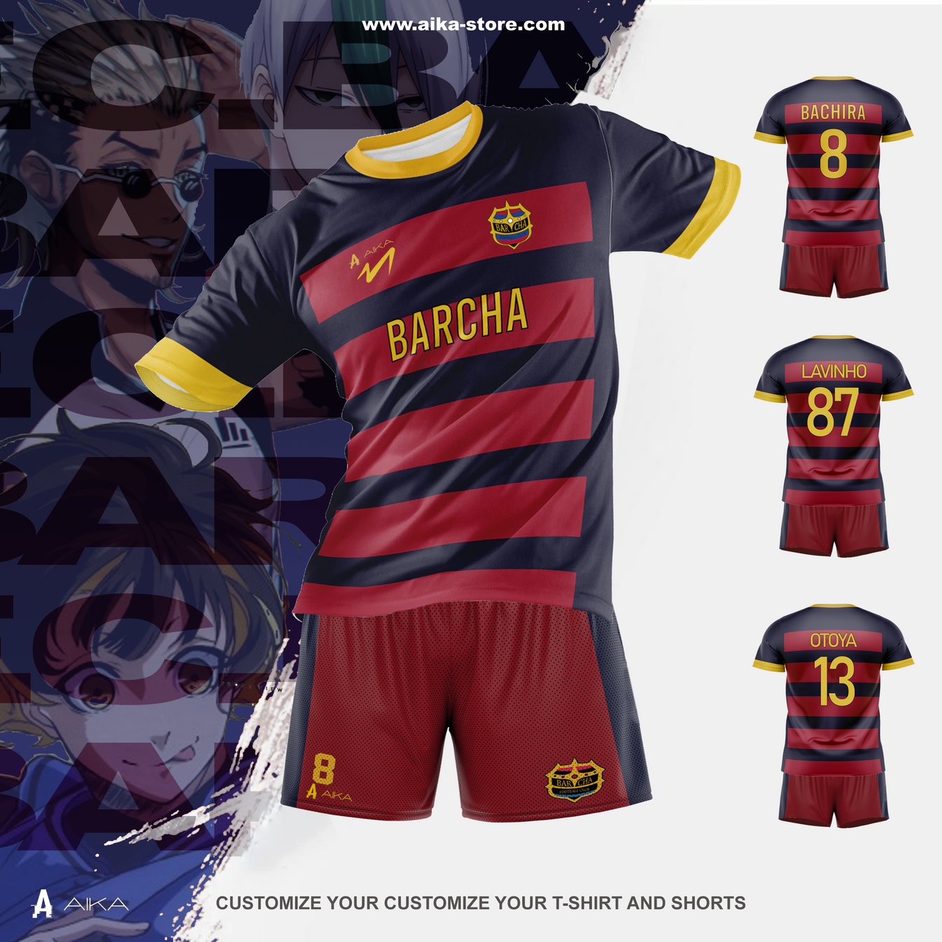 Blue Lock Set -FC Barcha – aikastore-pe